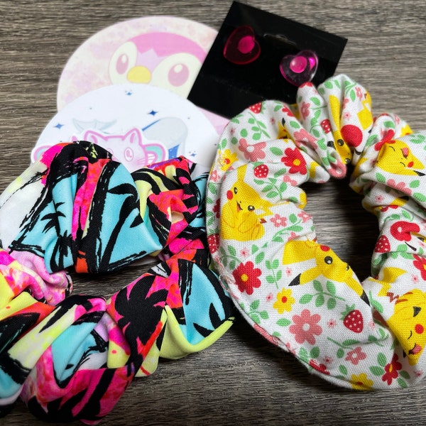 Poke Beach Ball Pocket Monster Scrunchie - Etsy
