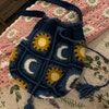 Sun and Moon Drawstring Crossbody Bag Crochet PDF PATTERN ...