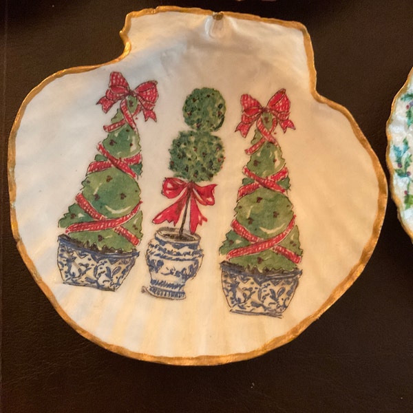 2 Decoupage Napkins- Nutcracker Topiary Christmas Tree Paper Napkins ...
