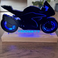 Game Streaming Personalised Name Display Twitch Streamer Edge Lit ...