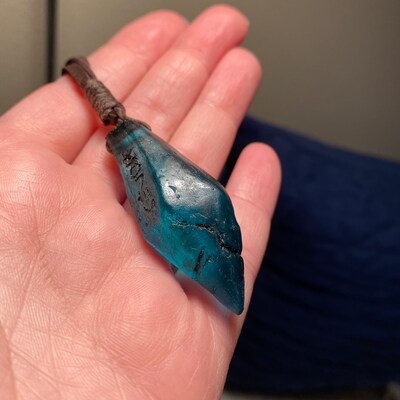 Blue Version Jyn's Kyber Crystal Pendant Necklace Andor Trust in the ...