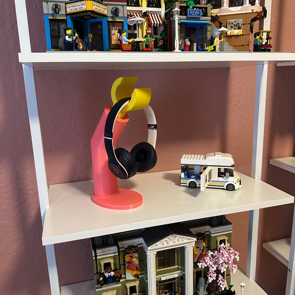 Minifigure Headphone Stand: 3D Printed Gaming Headset Holder - Etsy