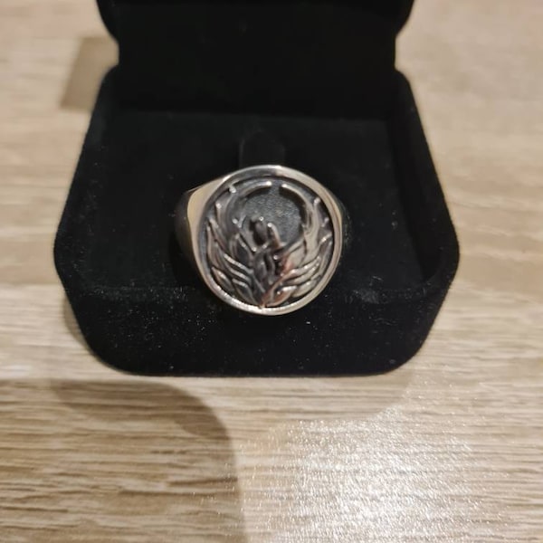 Rising Phoenix Handmade 3D Ring Solid Sterling Silver 925 - Etsy