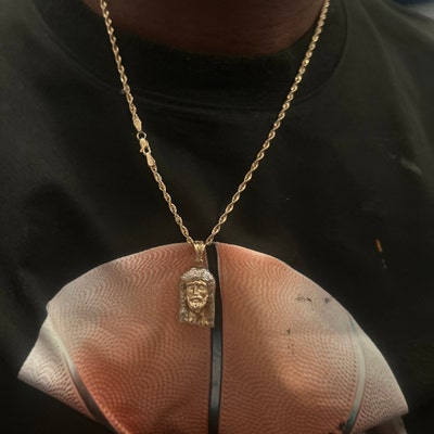 Genuine 14K Gold Rope Chain, 14K Real Gold Rope Chain, Ladies Gold ...