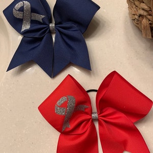 Custom Full Glitter Chevron Cheer Bow /dance bow/competition | Etsy