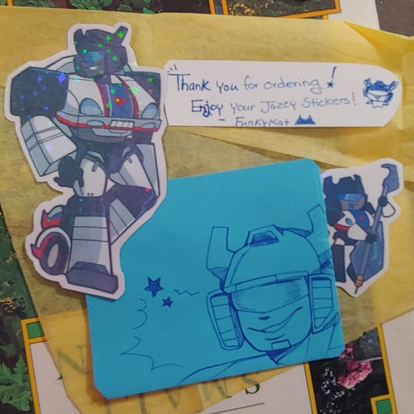 Transformers Stickers! Soundwave|blaster|jazz - Etsy