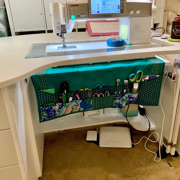 Quilted Sewing Machine Mat & Notions Caddy Digital PDF Sewing Pattern ...