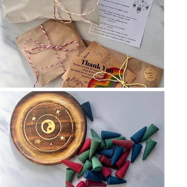 Mixed Bundle Handmade Incense Sticks, 30 X Joss Sticks, Ethically ...