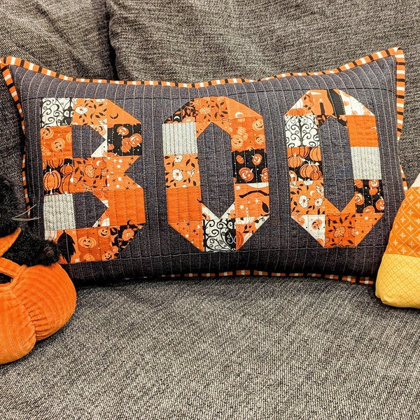 Boo Pillow Sham Pattern PDF by Jen Daly Quilts - Etsy