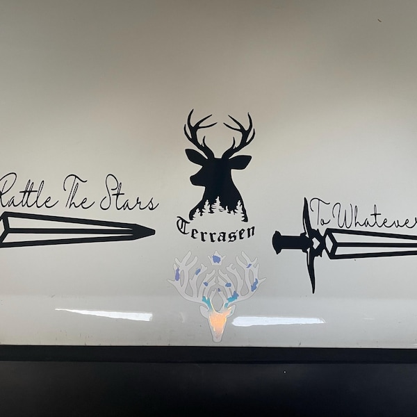 ACOTAR Books Vinyl Sticker, ACOTAR Sticker Waterproof for Kindle ...