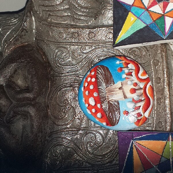 4 X Clownfish Stone Pebbles - Hand Painted Rocks - Tropical Fish Rocks ...