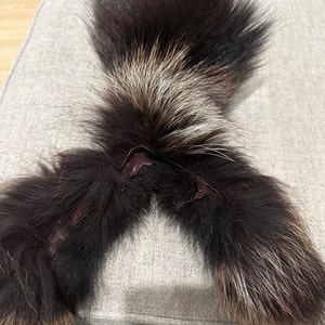 Genuine Silver Fox Fur 1st Class Fox Pelt Real Wild Fox Furs - Etsy