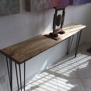 Custom Ambrosia Maple Console Table Ambrosia Maple Hall | Etsy