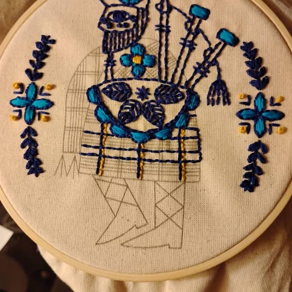 Sardines Complete Embroidery Kit - DIY, Beginner Friendly, Salty ...