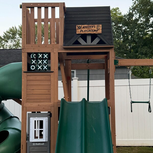Personalized Treehouse Sign Playhouse Sign Treehouse Custom Wood Sign ...
