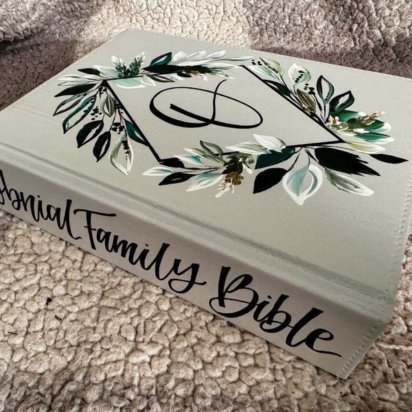 Hunter Fisher Leather Bible Personalized Leather Bible Engraved ...