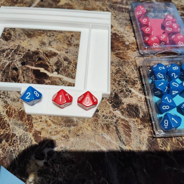 10pc D10 Dice Set 16mm / Ten Sided Polyhedral Gaming Counters / RPG ...
