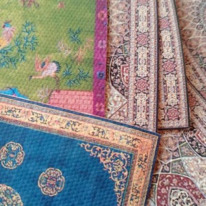 New 16 Sheets Dollhouse 1/12 Scale Wall Brick Stone 20x28cm Each Sheet ...