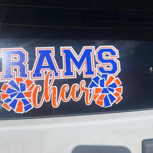 Dance Glitter Stickers Personalized Dance Team High School Letters and ...