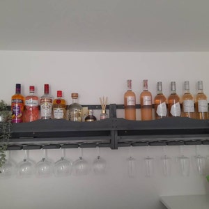 Large Light Oak Rustic Wooden Gin Rack to Hold 6 Balloon - Etsy
