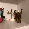 Metal Hand, Rock Hand Sign, Skeleton Hand Jewelry Holder, Rock On ...