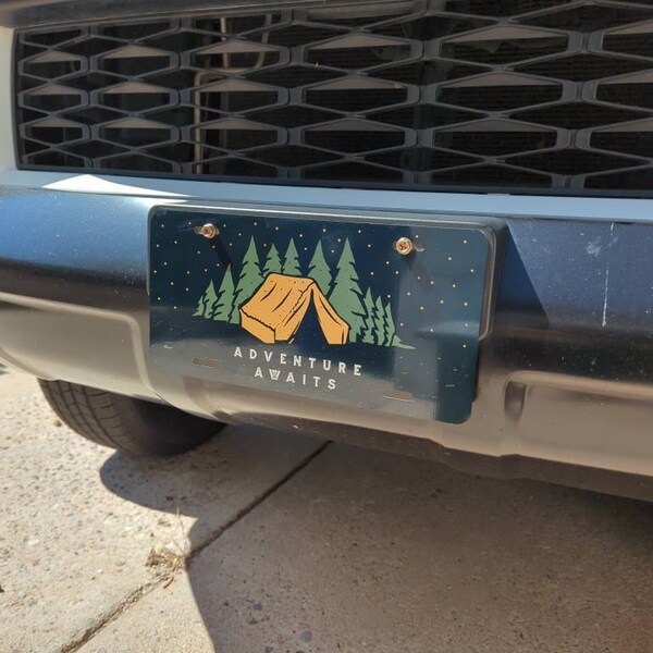 Opossum License Plate, Possum Car Decor, Funny Car Accessories for Men ...