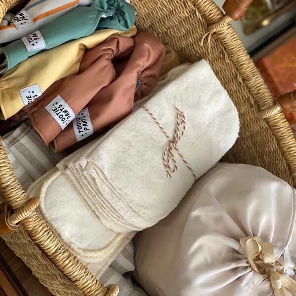 2 Muslin Face Cloths, Organic Facial Cloths 8x8in Double Gauze Wipes ...