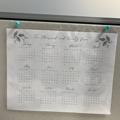 Cute 2024 Calendar Printable, Monthly Calendar 2024, 2024 Planner ...