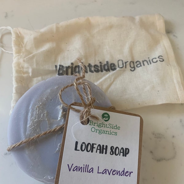 Exfoliating Goats Milk Loofah Soap | Handcrafted Luffa Soap | Handmade ...
