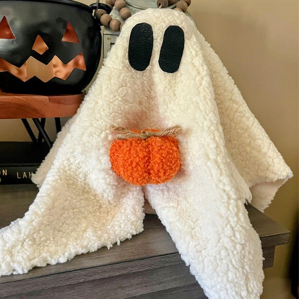Sherpa Ghost Set - Ghost- Halloween Ghost- Sherpa - Etsy