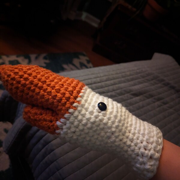 Goose Mittens Custom Size Crochet Pattern Instant Download - Etsy