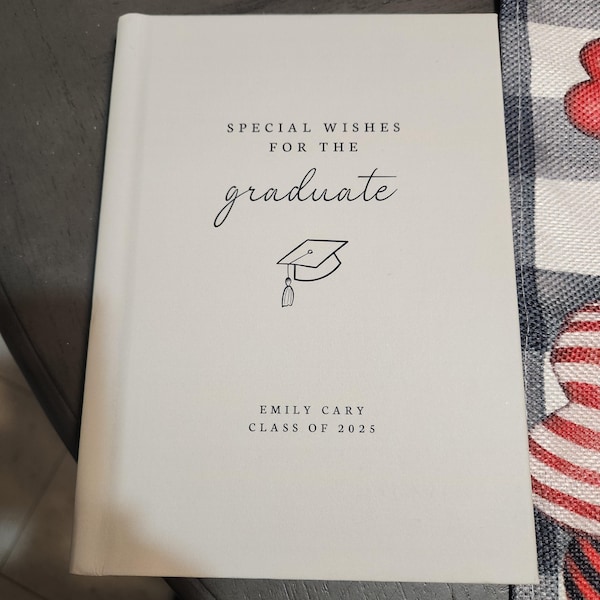 Graduation Party Guest Book- Class of 2025 Grad Party Book- High School ...