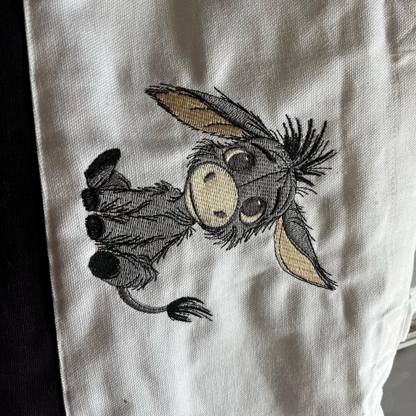 Funny Donkey Machine Embroidery Design: Farm Animal (instant Download ...