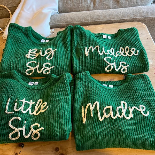 Custom Birthday Sweater | Toddler and Baby Name Sweater | First ...