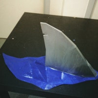 White Shark Fin Papercraft 3D Shark Fin Paper Sculpture Fin - Etsy Canada