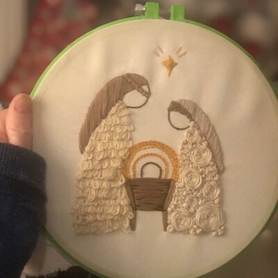 Nativity Scene 8 Embroidery Kit Christmas Nativity - Etsy