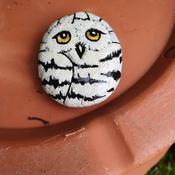 Hand-painted Natural Stone. Painted Pebble, Pebble Art. - Etsy UK
