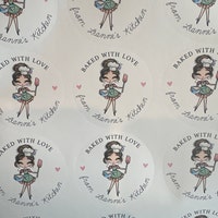 Personalized Stickers, Business Bakery Stickers, Bakery Business ...