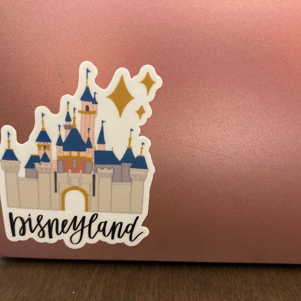 Disneyland Castle Sticker+ FREE SHIPPING, Disney Waterproof Sticker ...