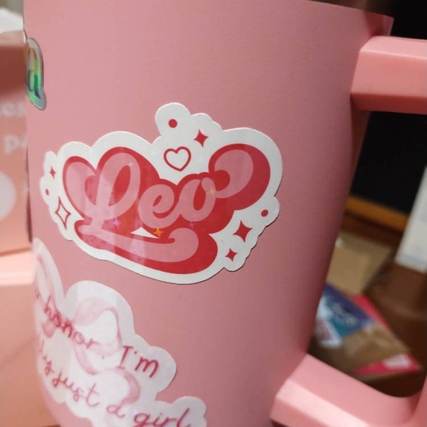 Zodiac Cakes Sticker for Phone Stickers Stickers for Girl Bow Journal ...