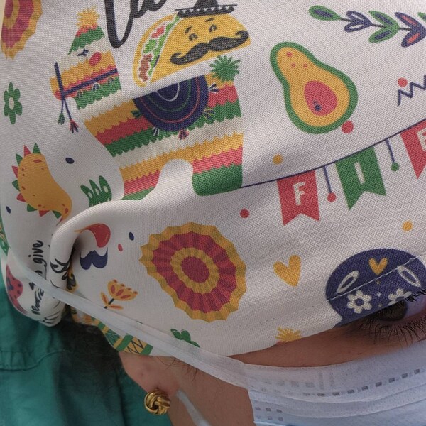 Rad Tech Scrub Hat| Radiology- X-ray Scrub Cap | Satin Lined Option ...