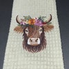 Highland Cow Embroidery Design, Farm Animal Machine Embroidery File, 3 ...