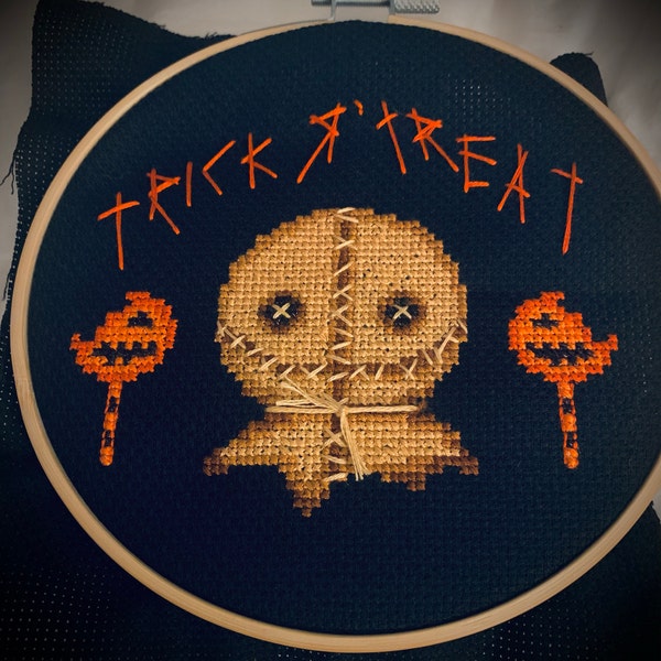 Trick or Treat Samuel - Halloween - Cross Stitch Pattern - Horror ...
