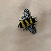 Tiny Bee Fusible Patch, Bumblebee Insect Applique, Honey Bee Patch, Bug ...