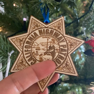 CHP Ornament Ornament California Highway Patrol CHP Wives - Etsy