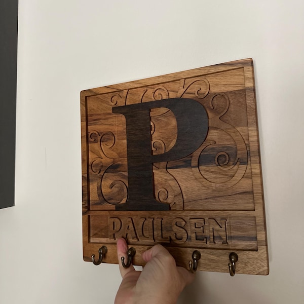 Bible Verse Key Holder, Key Holder Scripture, Scripture Wall Art Wood ...