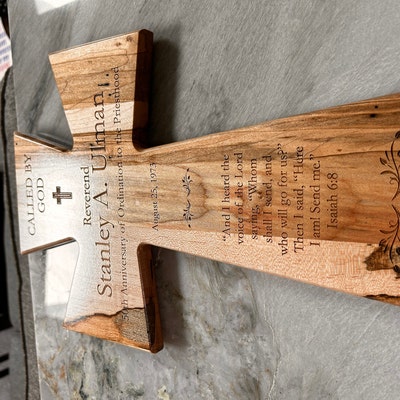 Custom Personalized Ordination Cross, Ordination Gift, Ordination ...