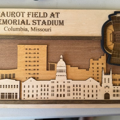 Laser Cut SVG Digital Cut File kansas City, Missouri Skyline and 3D ...