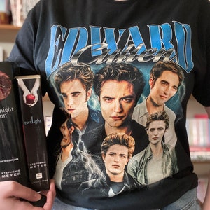 Limited Edward Cullen Vintage T-shirt, Graphic Unisex T-shirt, Retro 90 ...