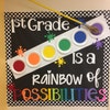 Teachers School Bulletin Board Cutouts DIY Kit rainbow of Possibilities ...
